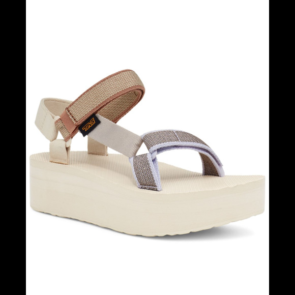 Teva | Shoes | Teva Womens Metallic Flatform Universal Sandalmacaroon ...